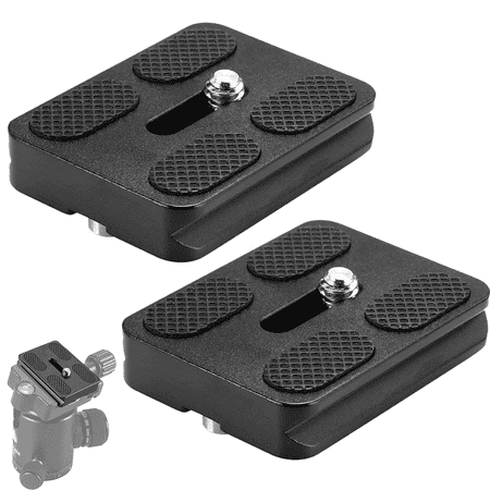 Black Metal Universal Quick Release Plate Fits Standard for Tripod ...