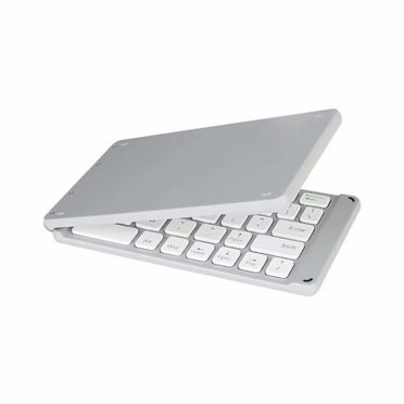 7" Micro USB Keyboard Folio- White - Walmart.com