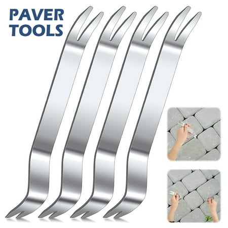 4Pcs Paver Puller Tool Stainless Steel Paver Extraction Removal Tool ...