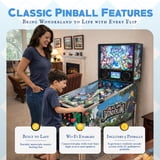 Wonderland Amusements Alice Goes to Wonderland Pinball Machine with LED ...