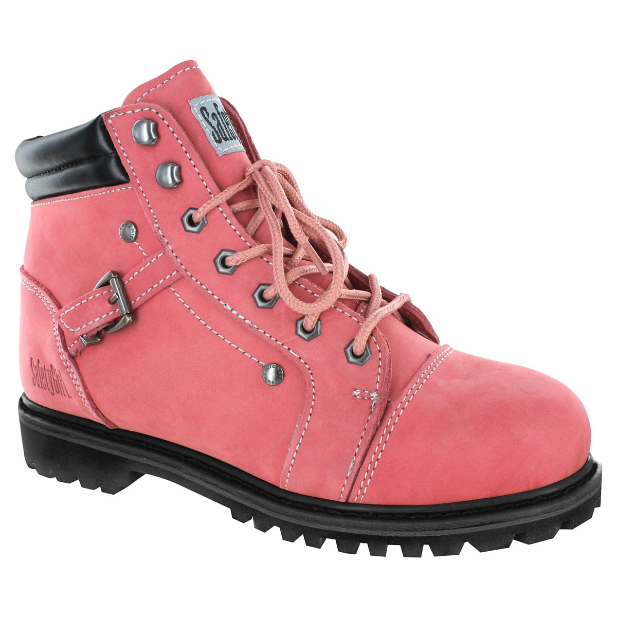 Safety Girl Fusion Work Boot - Pink Steel Toe 11M - Walmart.com
