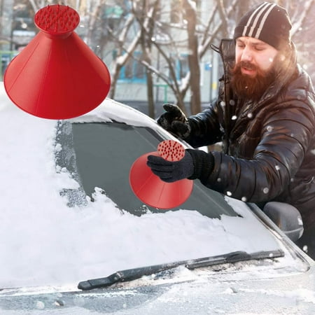 Round Ice Scraper Ice Snow Frost Scraper Car Windscreen Ice Shaped ...