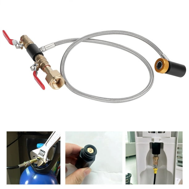 CGA320 Thread CO2 Tank Adapter Black CO2 Hose Kit, Soda Hose, Soda ...