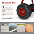 CIPACHO 4 Wheel Pedal Powered Ride On with Adjustable Seat, Electric Go ...