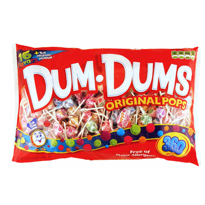 Spangler Dum Dums Original Pops, 360 pk. - Walmart.com