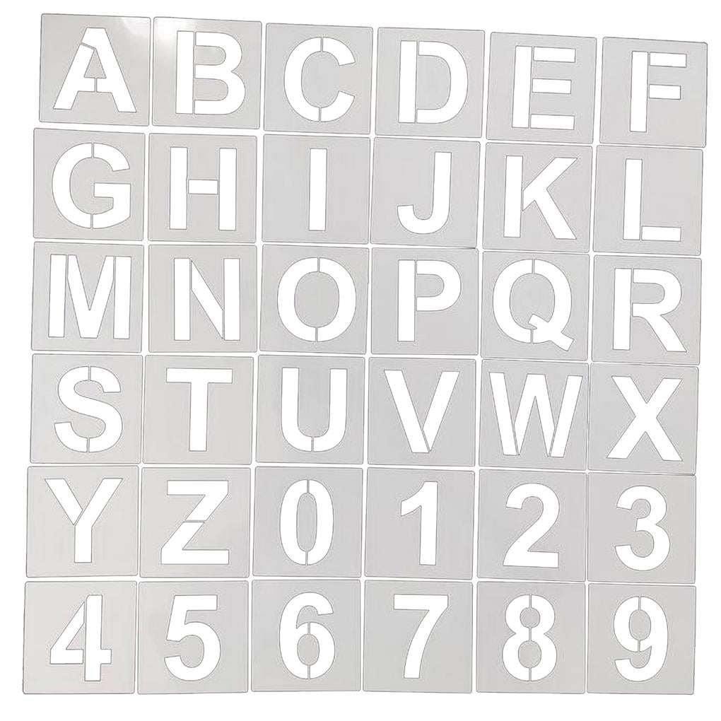 Printable Stencils Numbers