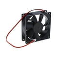 12V 2-Pin 80x80x25mm Computer CPU Heatsink Brushless Cooling Fan 8025 ...