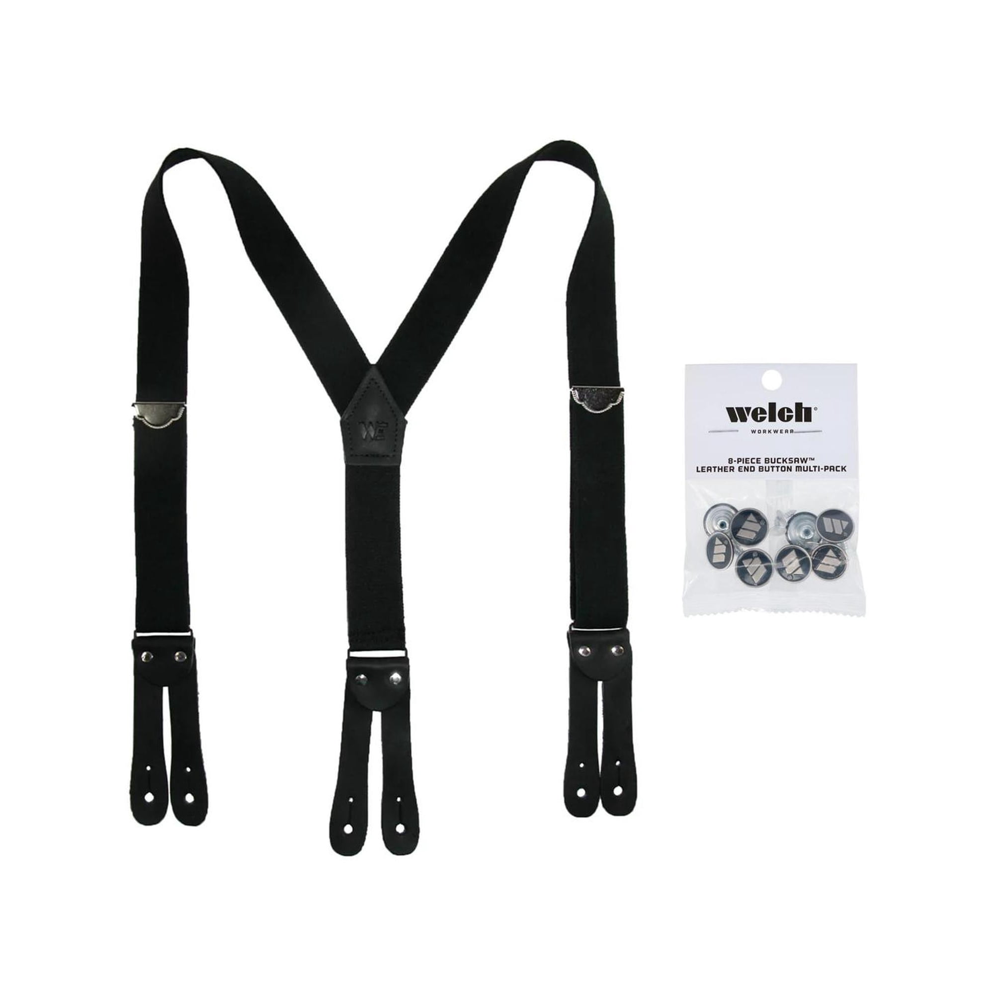 Click here for Welch Elastic Button End Double Face Suspender Wit... prices