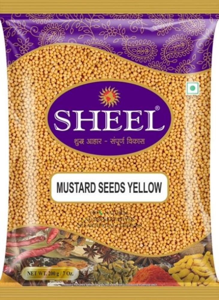 Sheel Mustard Seeds Yellow, 7 oz - Walmart.com