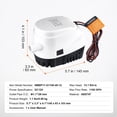 Bilge Pump, 1100GPH 12V Automatic Submersible Boat Bilge Water Pump ...