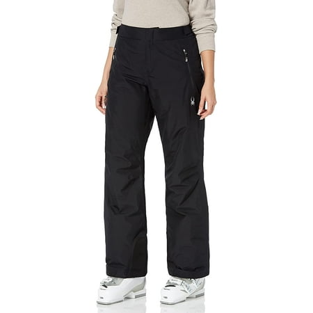 Spyder Women's Winner Gore-tex Ski Tailored Fit Pants, Black/Black, 12 ...
