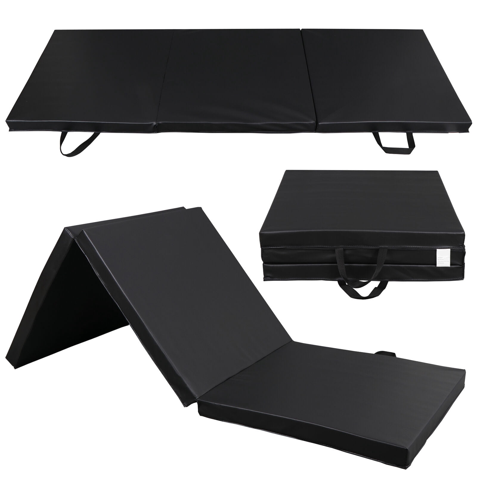 6'x2' Gymnastics Mat Thick Folding Panel for for Gym, Yoga, Exercise ...