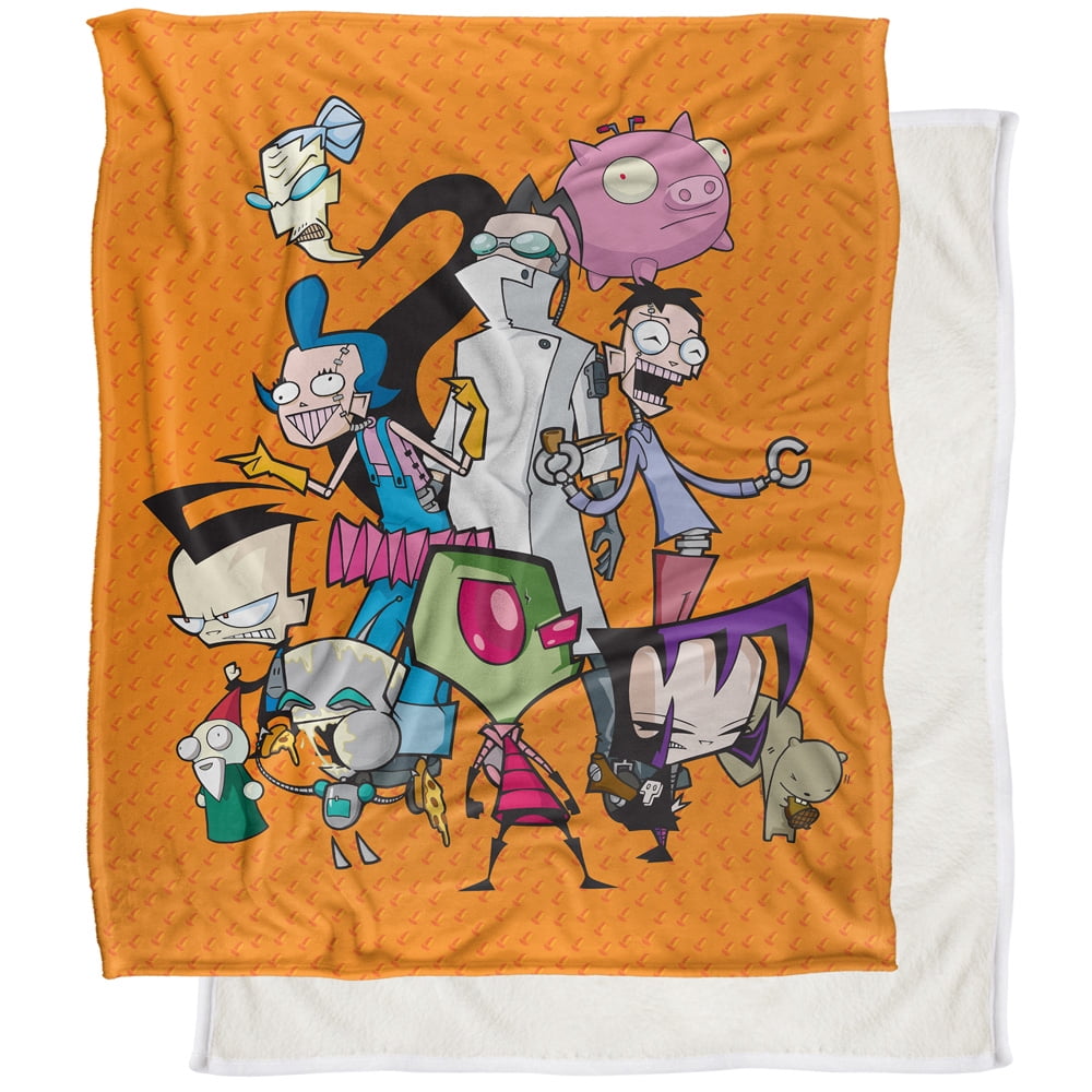 Invader Zim Blanket, 50"x60" Group Silky Touch Sherpa - Walmart.com