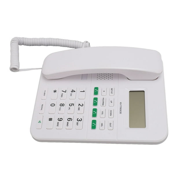 Corded Telephone, Portable Caller ID 4 Levels Volume Corded Landline ...