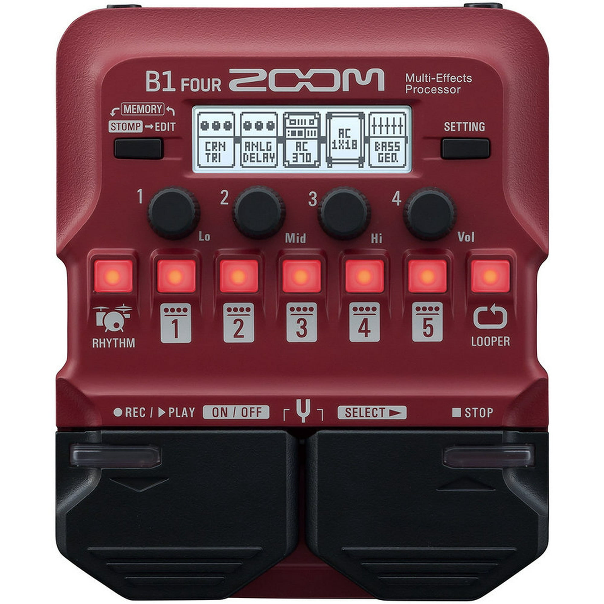 Click here for Zoom B1 Four Multi-Effects Pedal prices