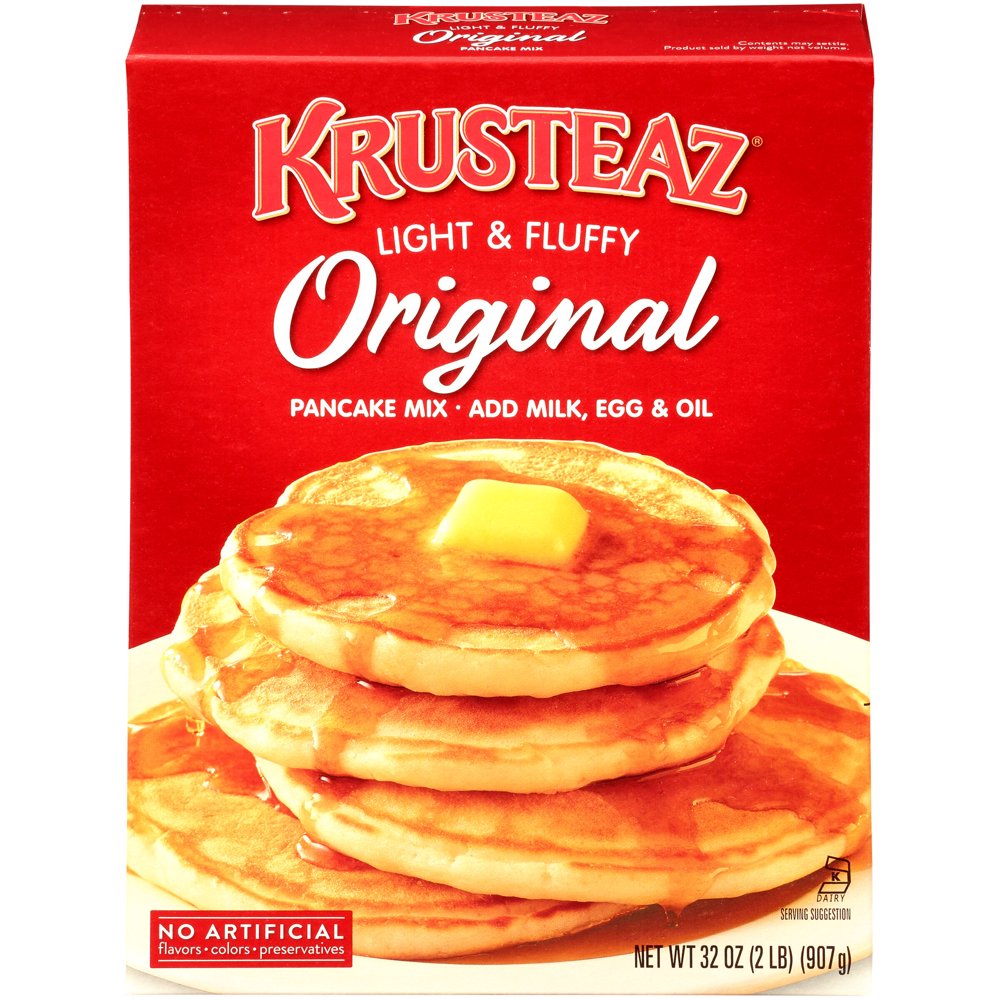 Krusteaz® Light & Fluffy Original Pancake Mix 32 oz. Box - Walmart.com ...