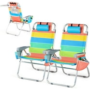 Big Jumbo 500 lbs XL Wide Heavy Duty Beach Chair for Big & Tall Adults ...