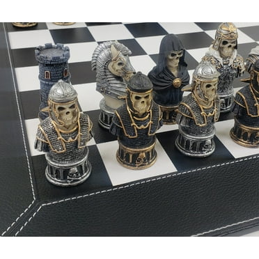 King Arthur Knights W/ Dragon Fantasy Medieval Times Chess Set 17 ...