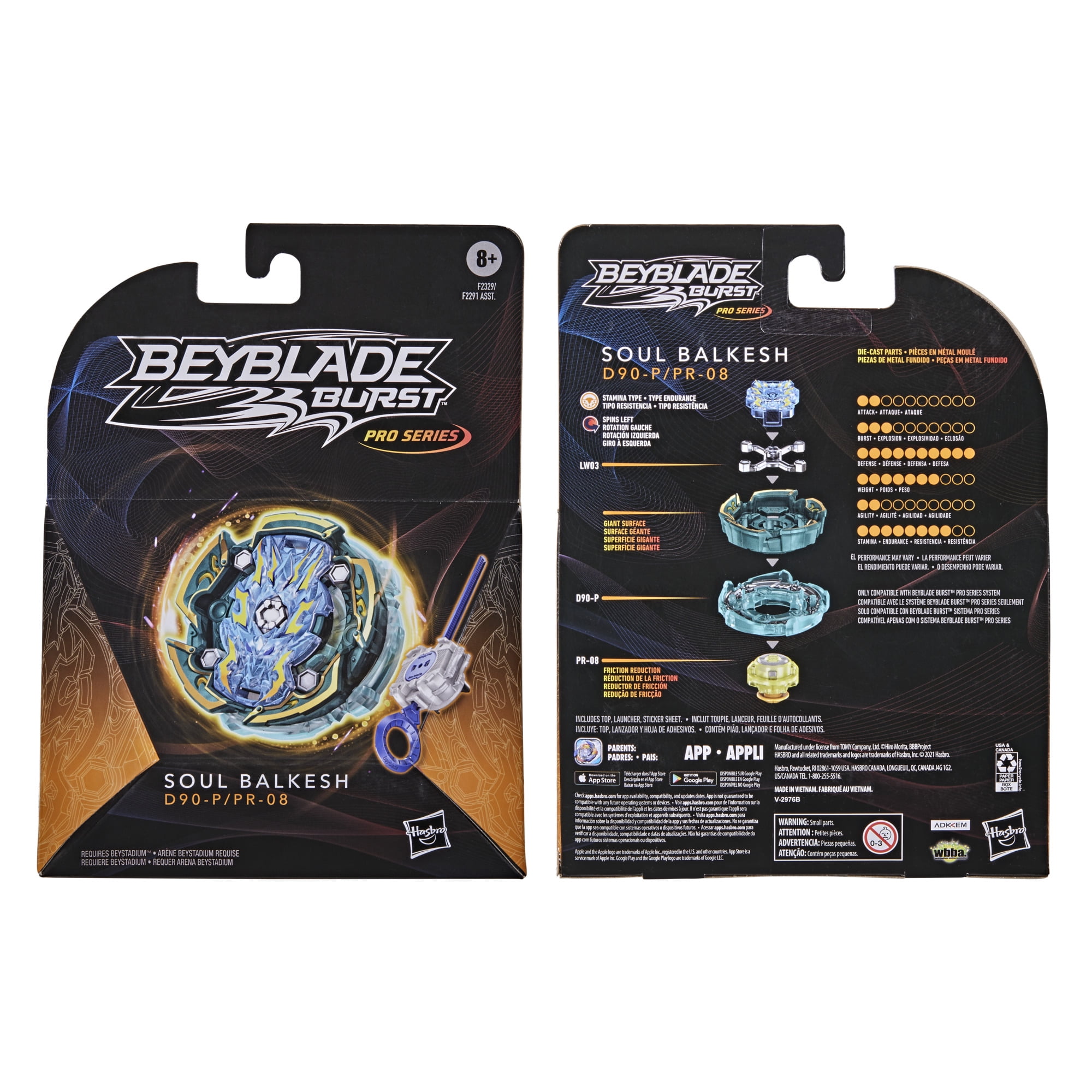 Buy Beyblade Burst Pro Series Soul Balkesh Spinning Top Starter Pack ...