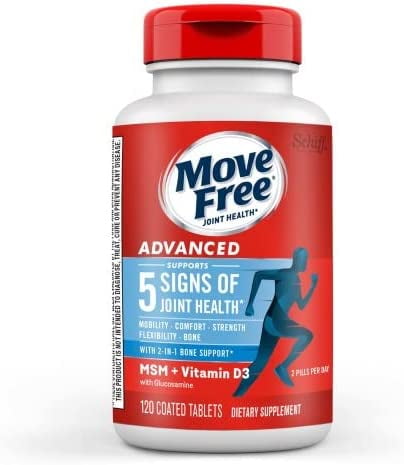 Glucosamine Chondroitin MSM & Vitamin D3 Joint Health Supplement, Move ...