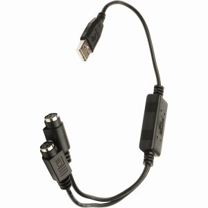 6-PIN PS/2 MALE TO USB FEMALE KEYBOARD MOUSE ADAPTER - Walmart.com