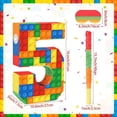 Number Building Blocks Decor for Pinata Birthday Party Supplies, Girls ...