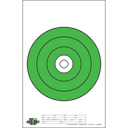 EZ Aim Paper Shooting Targets - 8 Bullseye - 26-Pack - Walmart.com