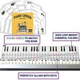 QMG Piano Lesson Book & Note Chart for Beginners, 48 Pages, Color-Coded ...