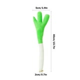 Gallickan 15 inch Simulation Leek Onion Stuffed Plush, Vegetable Plush ...