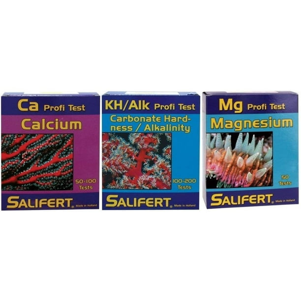 Salifert Alkalinity Calcium Magnesium Combo Test Kit - Walmart.com ...