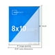 Mainstays 8x10 Front Loading Picture Frames, White, Set of 6 - Walmart ...