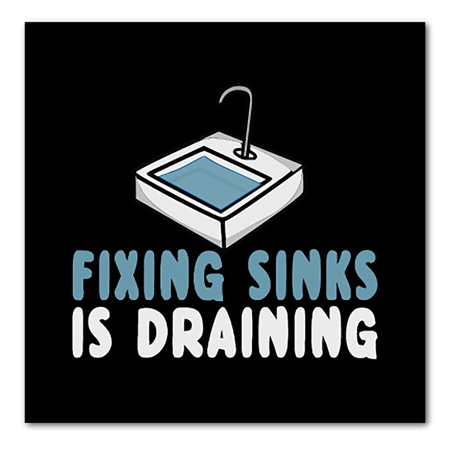 DistinctInk Custom Bumper Sticker - 3" x 3" Decorative Decal - Black ...