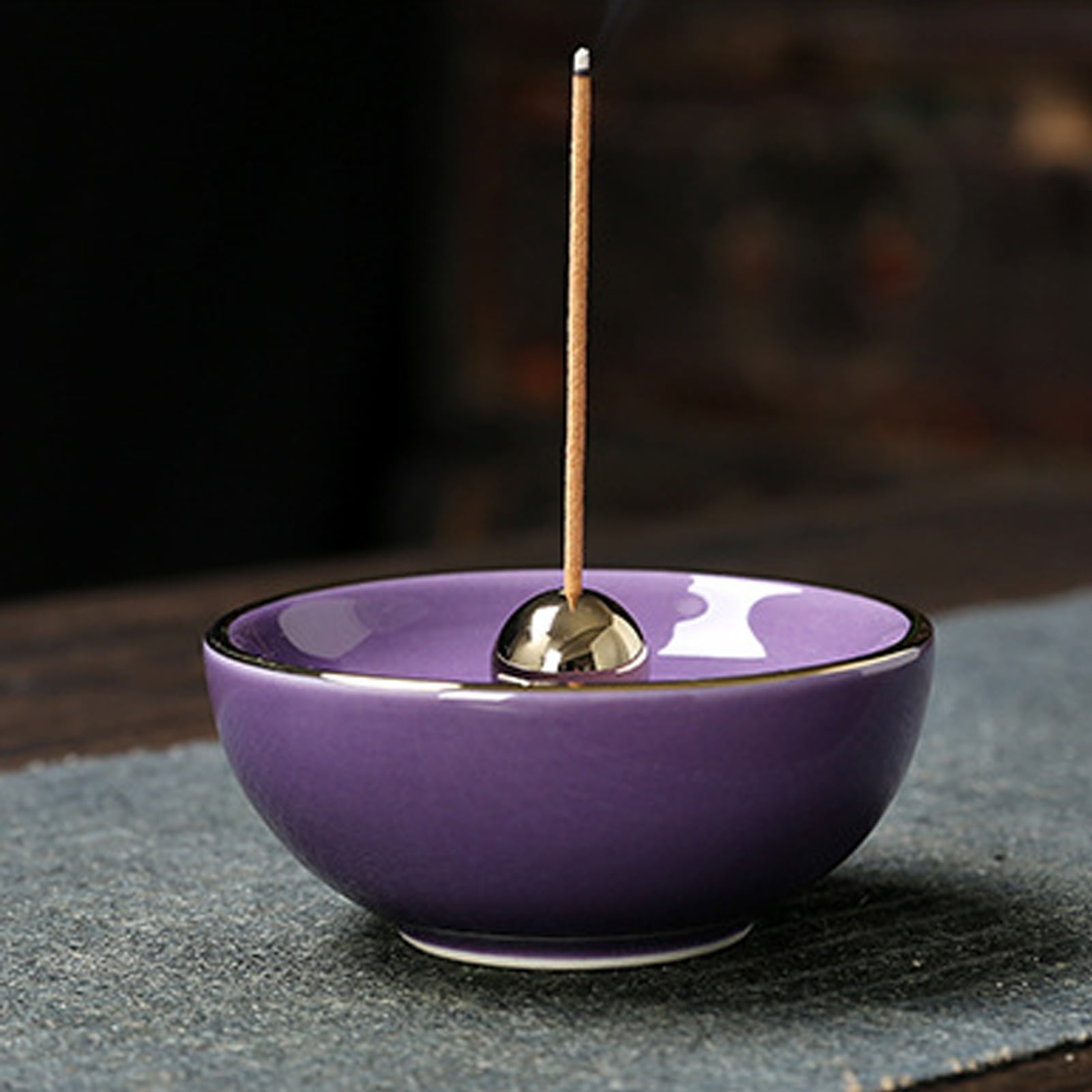 Hadanceo Censer Holder Eye-catching Polished Surface Censer Burner ...