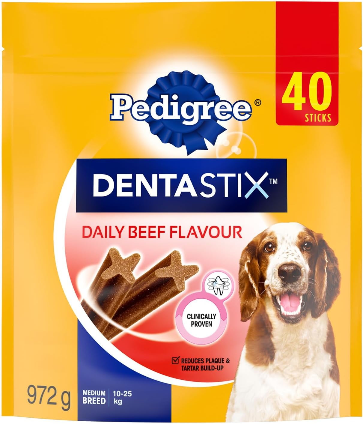 SHIQI-DENTASTIX Oral Care Adult Dog Treats for Medium Dogs - Beef, 40 Sticks - Walmart.ca