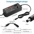 3V ~ 24V 3A 72W Power Supply Adjustable DC 3V 5V 6V 9V 12V 15V 16V 18V ...