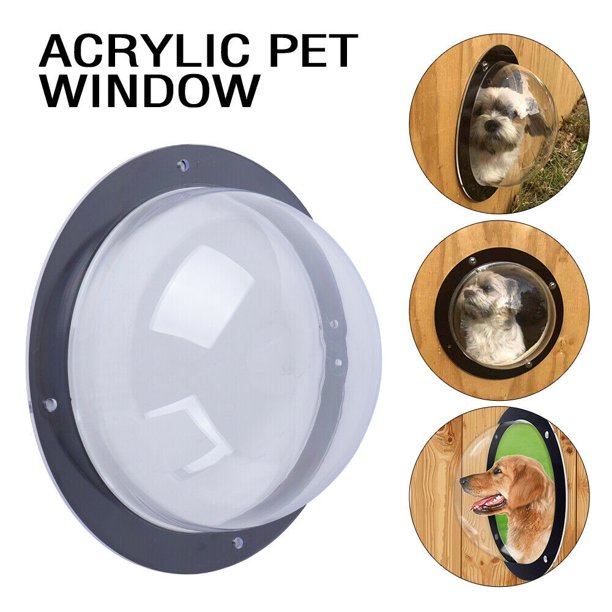 Miumaeov 9.5inch Pet Clear Bubble Window For Dogs Cat Acrylic Dome ...