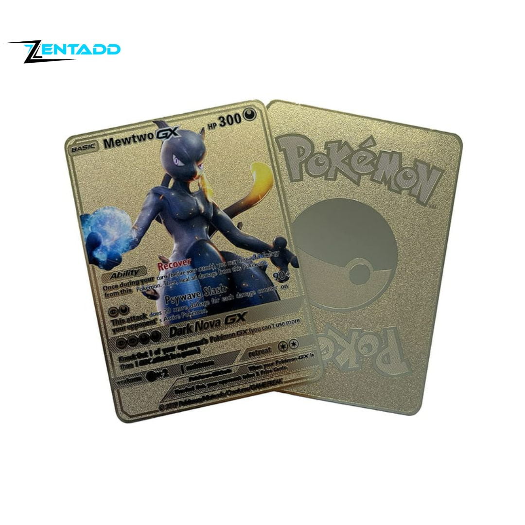 Metal Mewtwo Card
