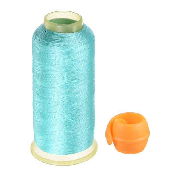 Uxcell Polyester Embroidery Thread Thread Spools Savers Kit, Light Blue ...