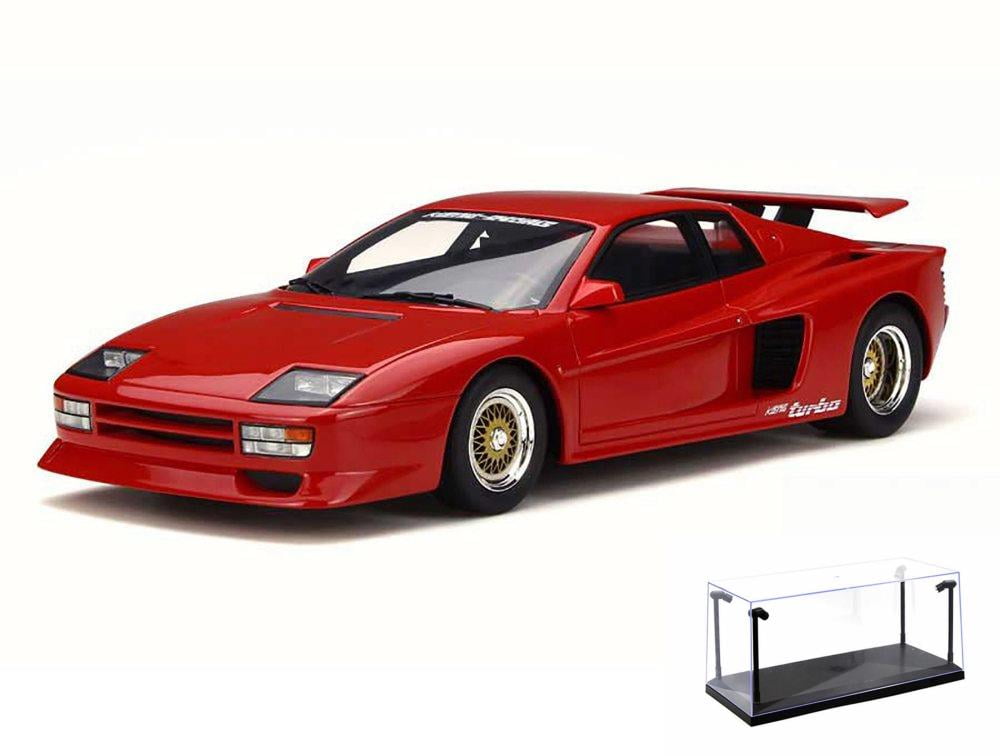 Diecast Car & LED Display Case Package - 1966 Koenig Testarossa Twin ...