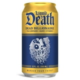 Liquid Death Dead Billionaire Iced Tea 6-Pack 12 oz Cans Low Calorie No ...