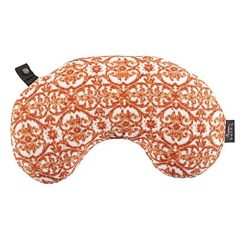 Bucky Modern Style Fabric Minnie Neck Pillow in Orange Finish - Walmart.com