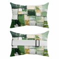 Abstract Green Graffiti Art Outdoor Pillow for Chaise Lounge Chair,Head ...