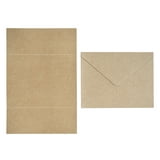 12 Packs: 10 ct. (120 total) 4.25" x 5.5" Gatefold Cards & Envelopes by ...
