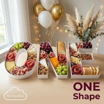 Cardboard ONE Shape Letter Food Serving Tray Large Capacity Versatile ...