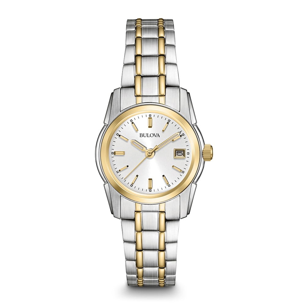 Bulova - Bulova Women's Dress Two Tone Stainless Steel Watch 98M105 ...