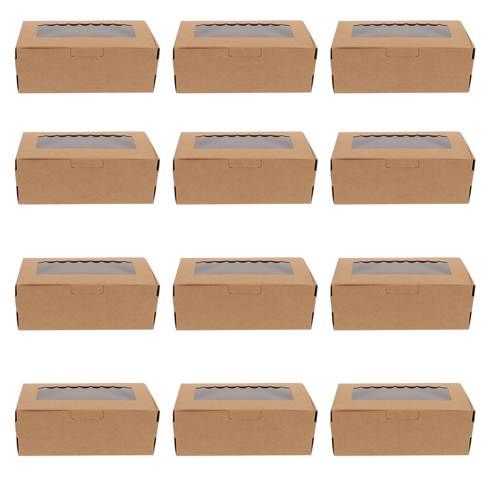 NUOLUX Box Boxes Cupcake Bakery Window Pie Pastry Paperboard Container ...