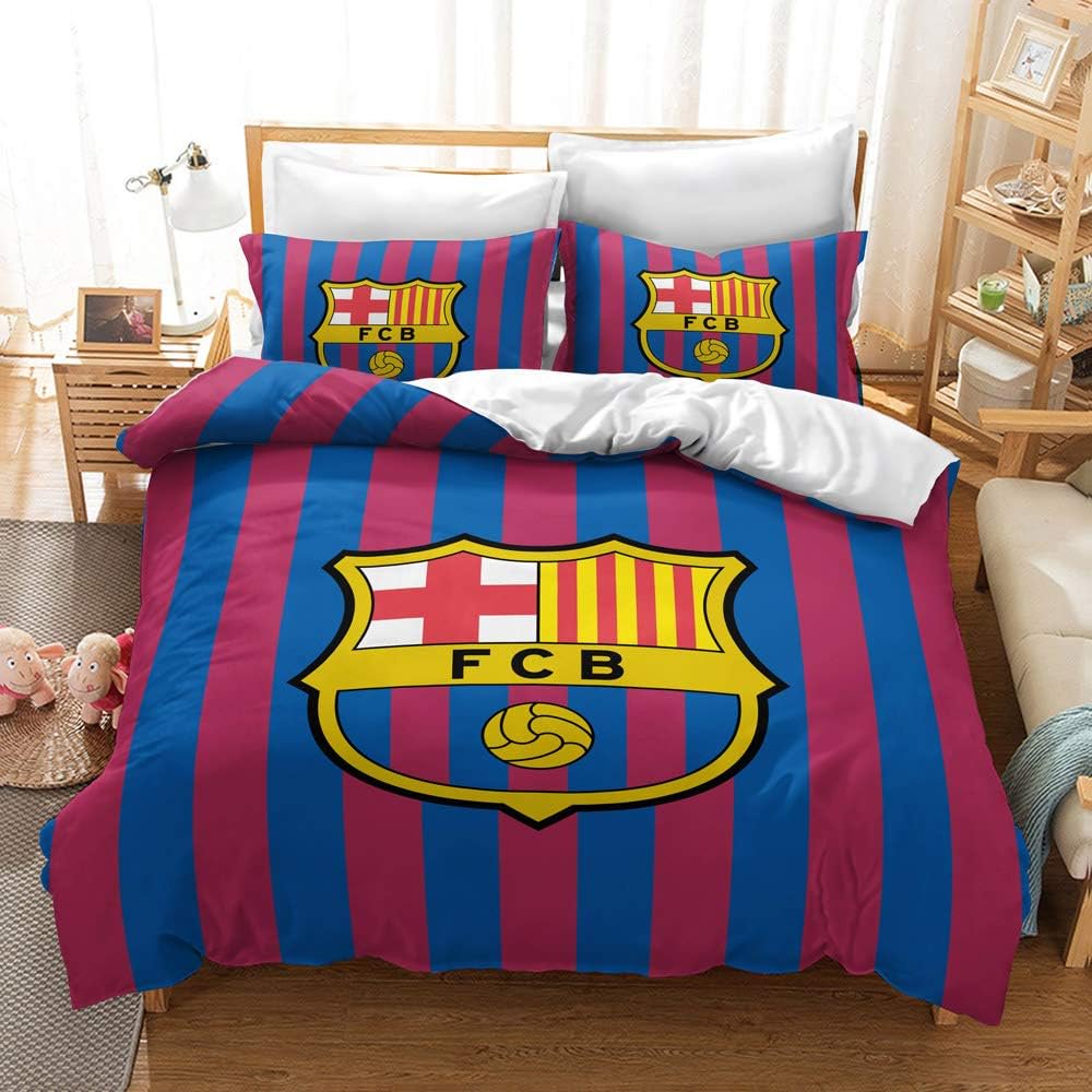 Click here for Yingd Fcb Barcelona Duvet Cover Teen Boys 3 Piece... prices