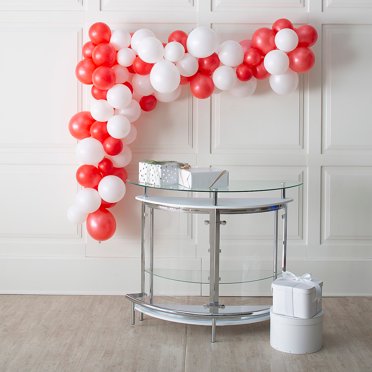 Balloon Time 12in Jumbo Helium Tank Kit, Includes 50 Balloons & Ribbon ...