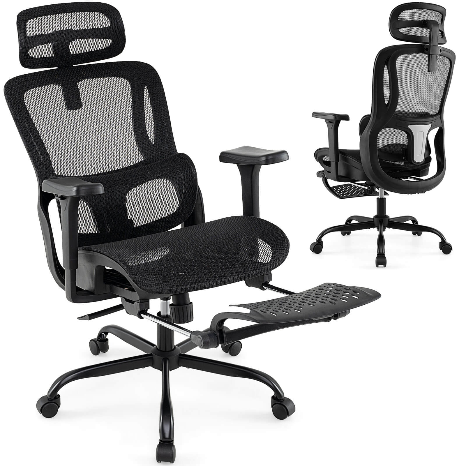 Click here for Costway Ergonomic Office Chair With Rotating Headr... prices