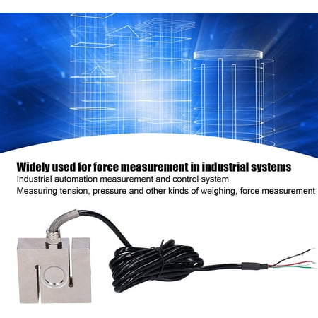 Pull Pressure Load Cell Sensor, 200KG-1T DC 5-15V Square Weighing Pull ...